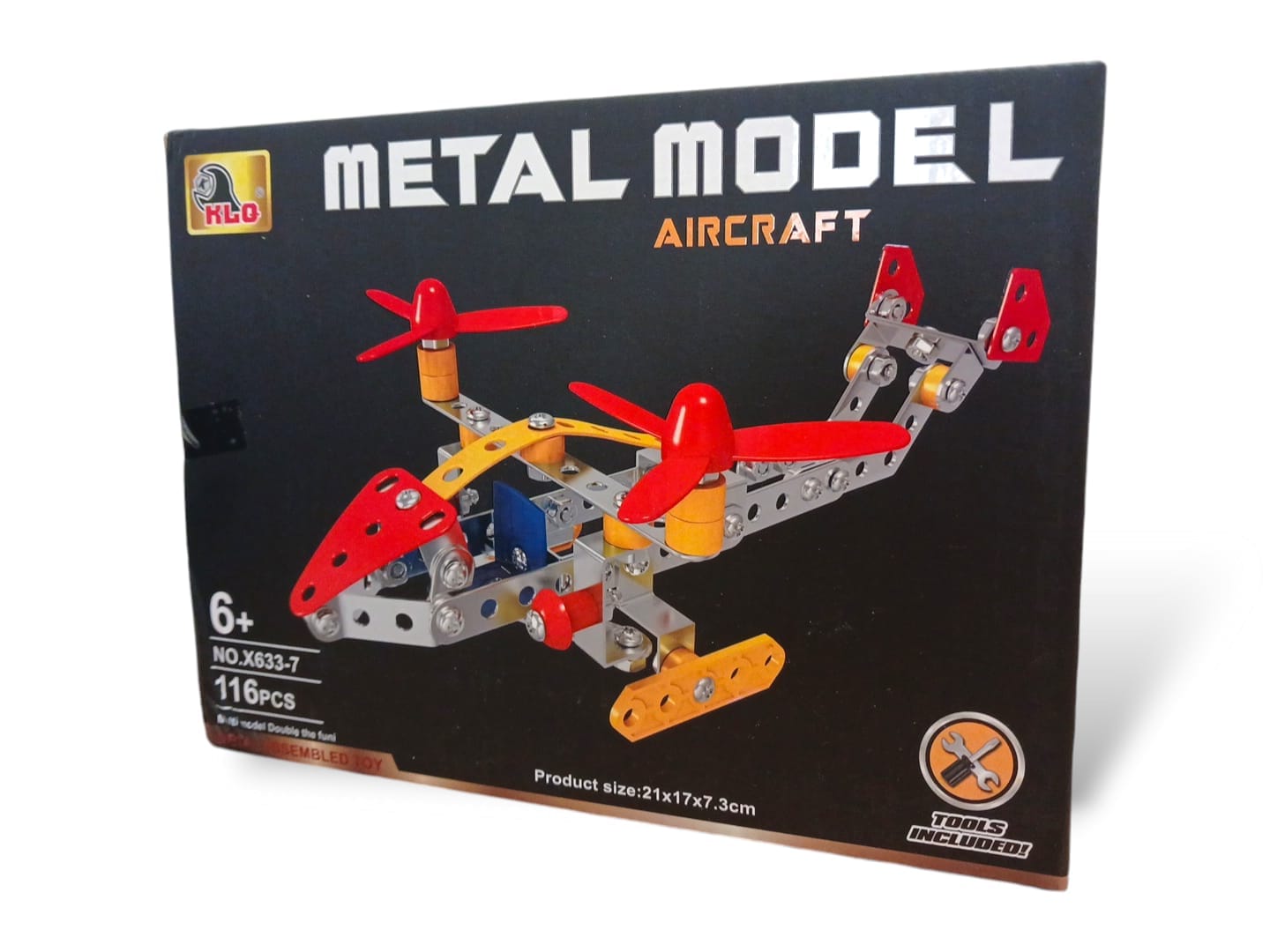 DIY Metal Aircraft Model Kit: 116 Pieces - Oola